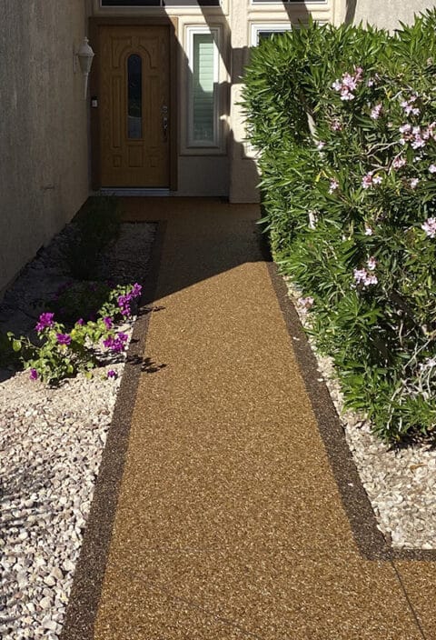 Walkways - Pebble Stone Coatings