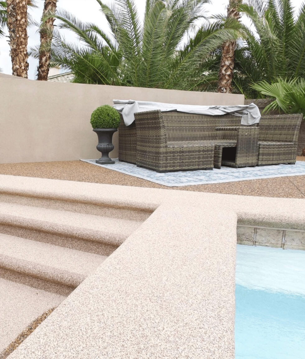 Pool Decks - Pebble Stone Coatings